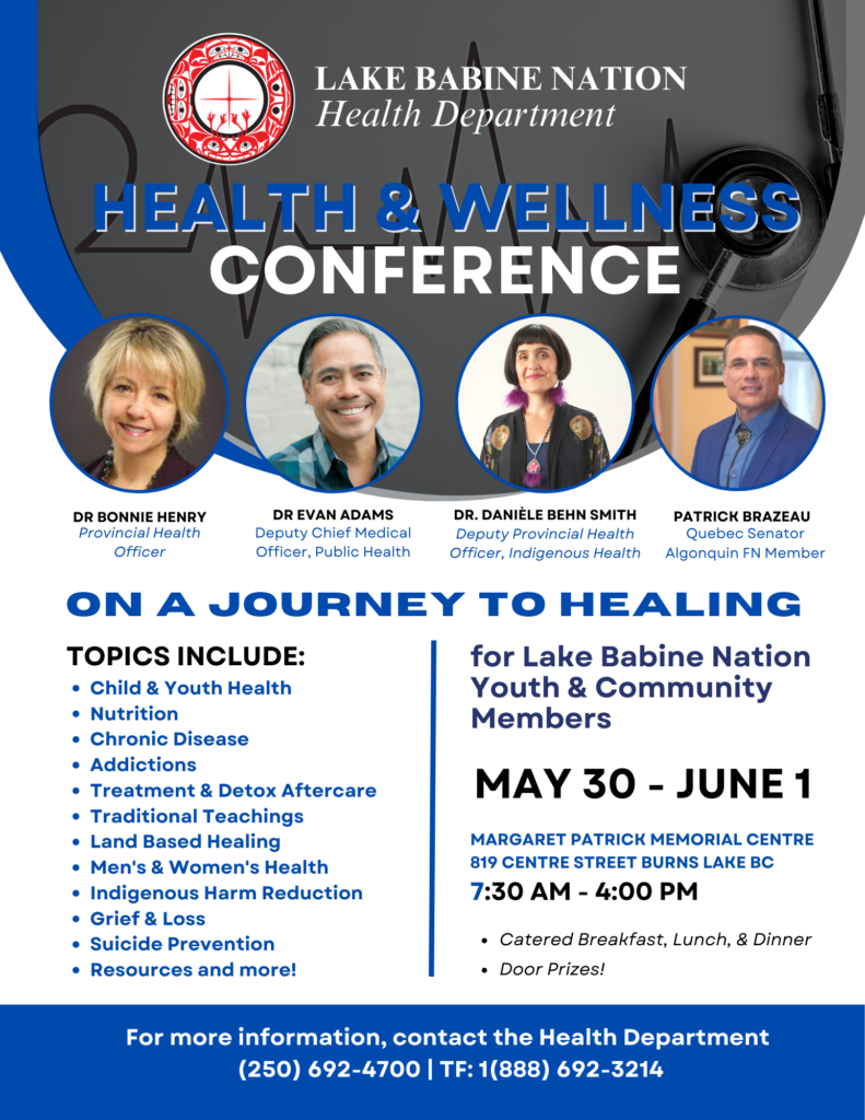 Health & Wellness Conference “On a Journey to Healing” – Lake Babine Nation