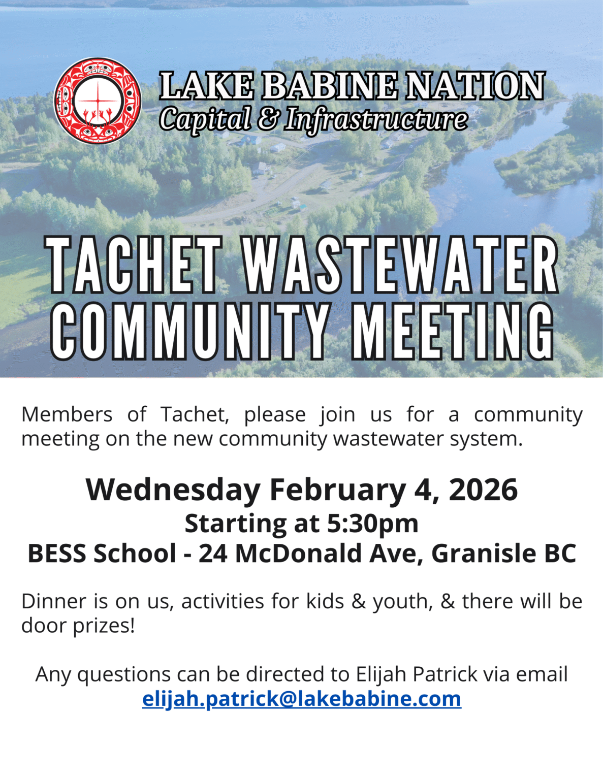 Upcoming Capital & Infrastructure: Tachet Wastewater Community Meeting ...